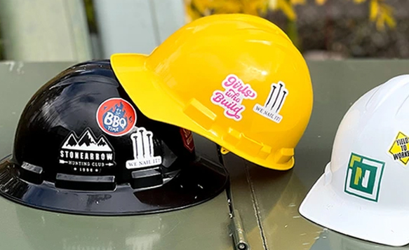 Hard Hat Decals - Crescent Decal Specialist, Inc.